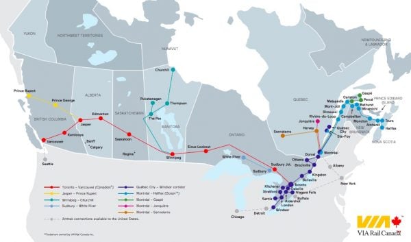 via-rail-map - Travel Off Path