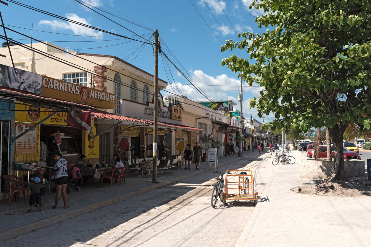 main street at tulum quintana roo mexico - Travel Off Path