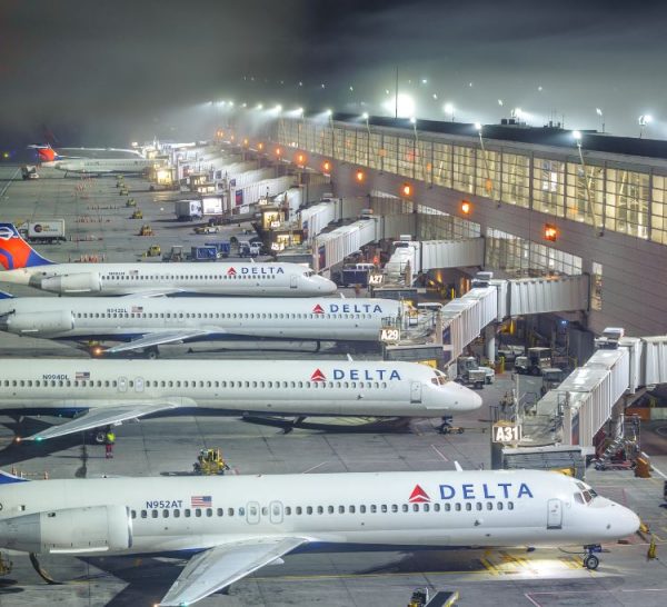delta planes at airport gates - Travel Off Path