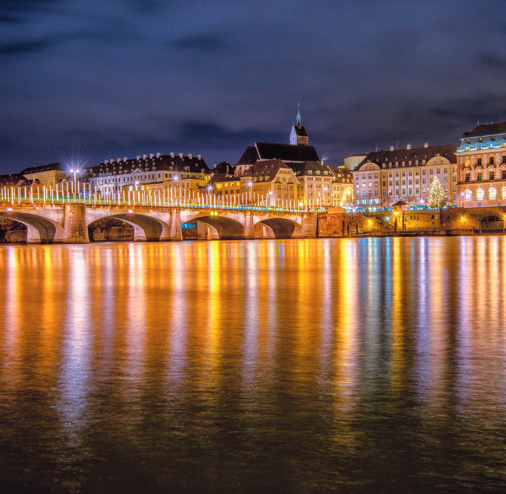 Basel night time - Travel Off Path