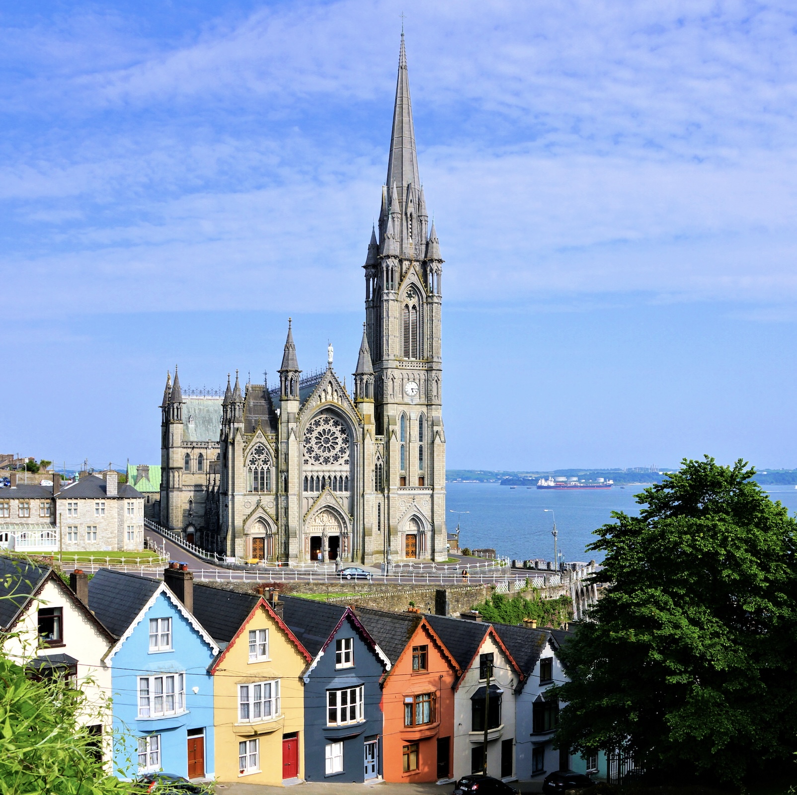 ireland cute town church - Travel Off Path