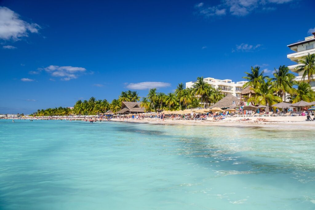 Isla,Mujeres,Island,,Mexico,-,Apr,2022:,People,Sunbathing,On - Travel ...