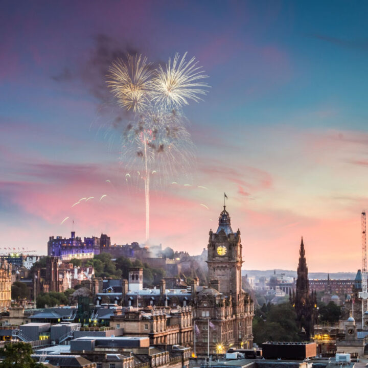 Edinburgh Scotland fireworks - Travel Off Path
