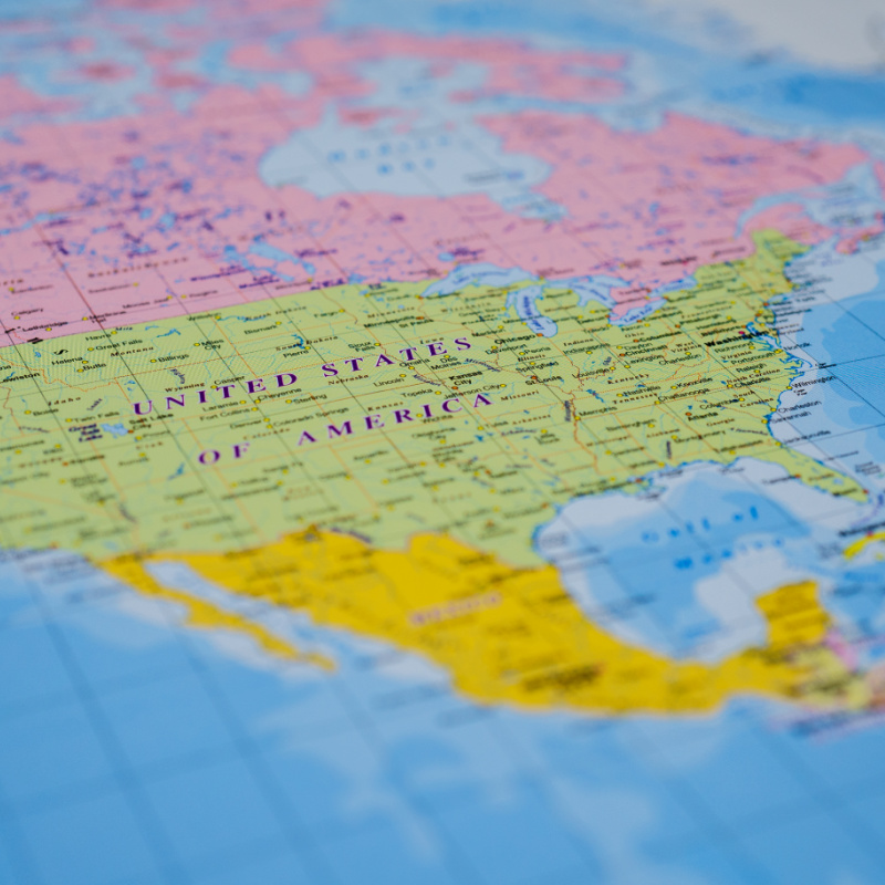 North-America-Map - Travel Off Path