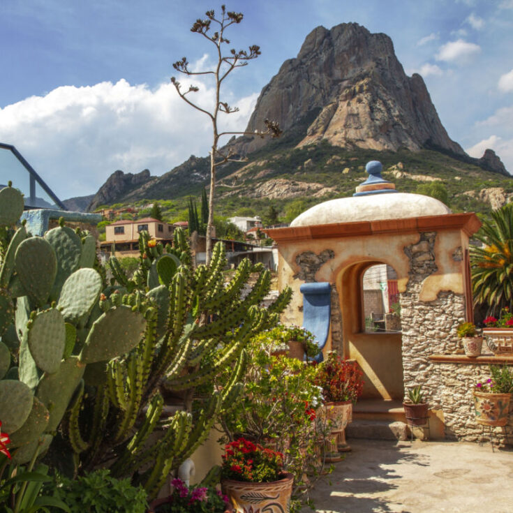 Peña de Bernal Queretaro Mexico landscape. - Travel Off Path