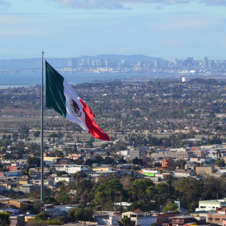mexican-flag-in-tijuana - Travel Off Path