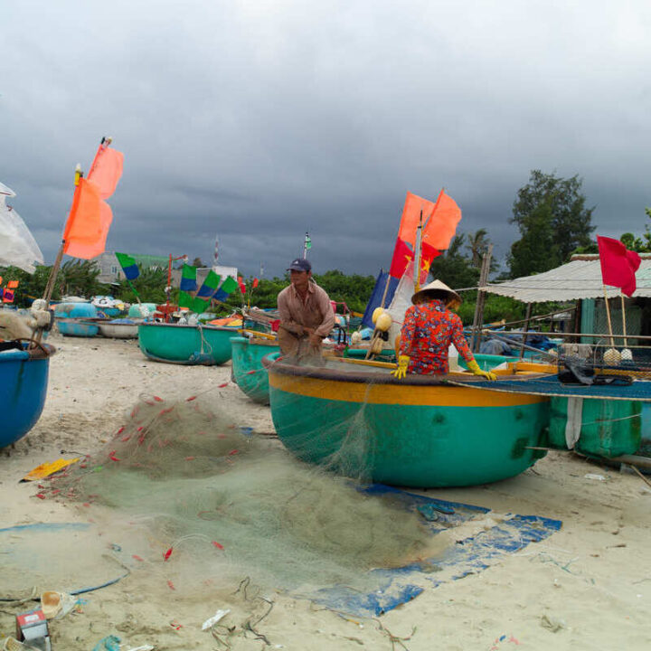 Fishermen In Ho Tram, Vietnam, Southeast Asia - Travel Off Path
