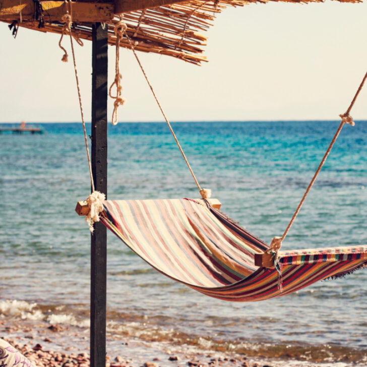 beach hammock in Dahab Egypt - Travel Off Path