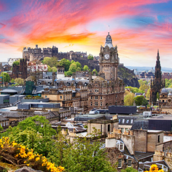 Edinburgh at Sunset - Travel Off Path