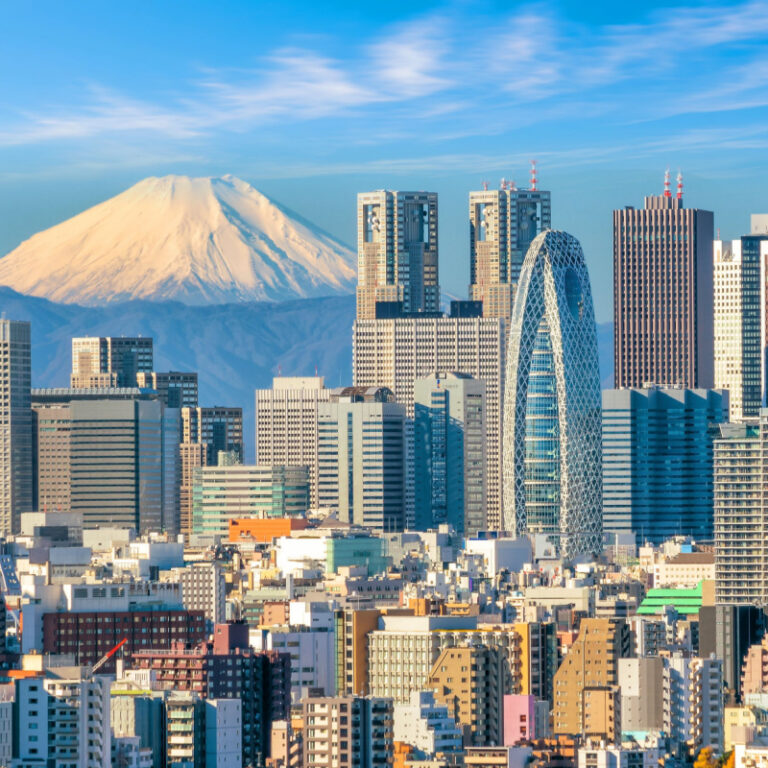 Tokyo skyline and Mountain fuji in Japan - Travel Off Path