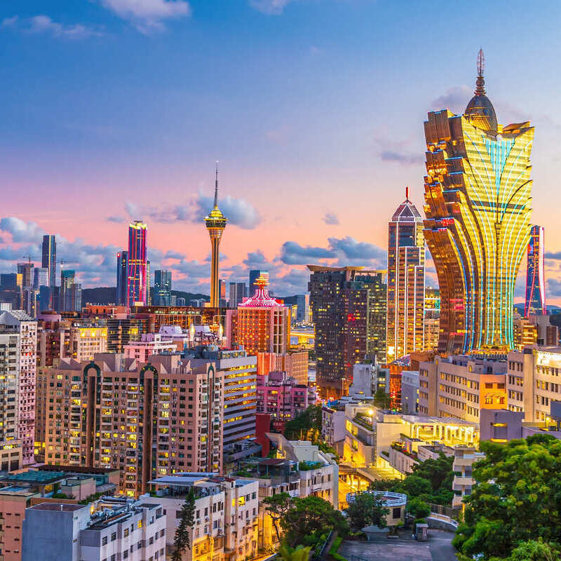 Macao Cityscape, Special Administrative Region Of China, East Asia ...