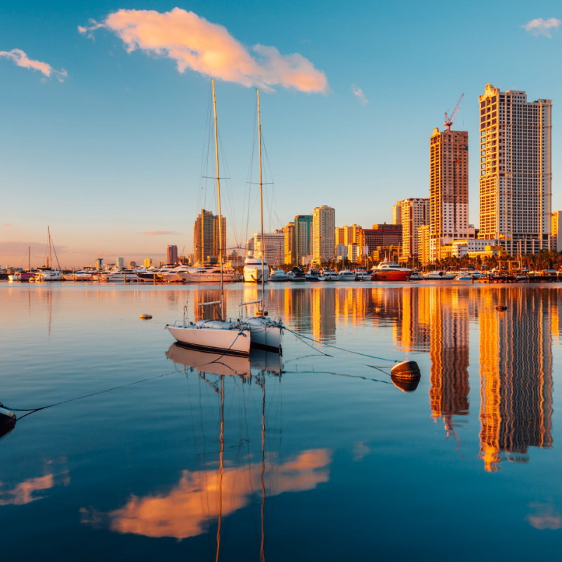 Skyline of Manila City and Manila Bay - Travel Off Path