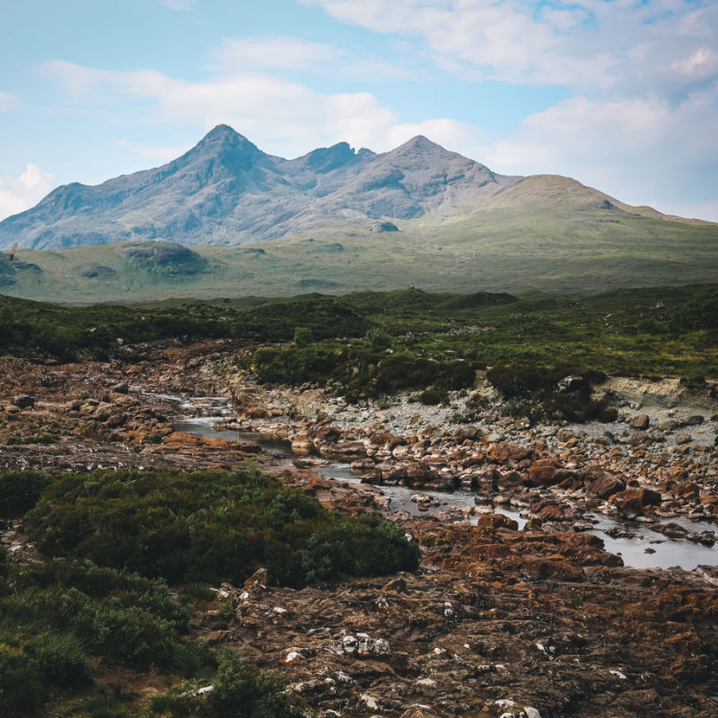 view of the cuillin hills on the isle of skye scotland - Travel Off Path