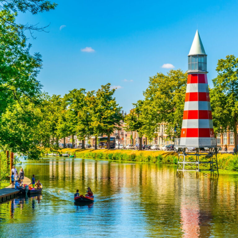 Lighthouse at the Valkenberg park at Breda, Netherlands - Travel Off Path