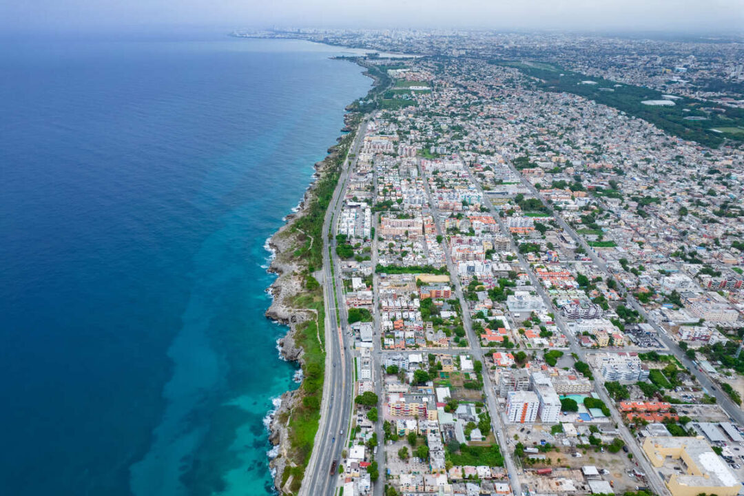 Aerial View Of Santo Domingo The National Capital Of The Dominican