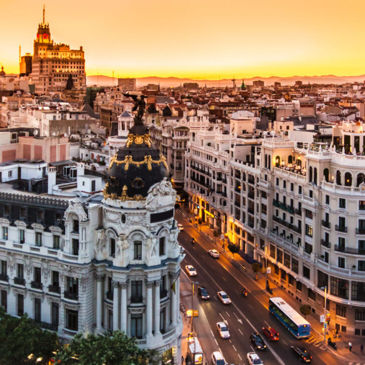aerial view of madrid - Travel Off Path