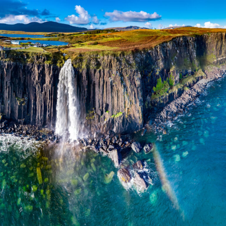 gorgeous-waterfall-on-the-island-of-skye-scotland - Travel Off Path
