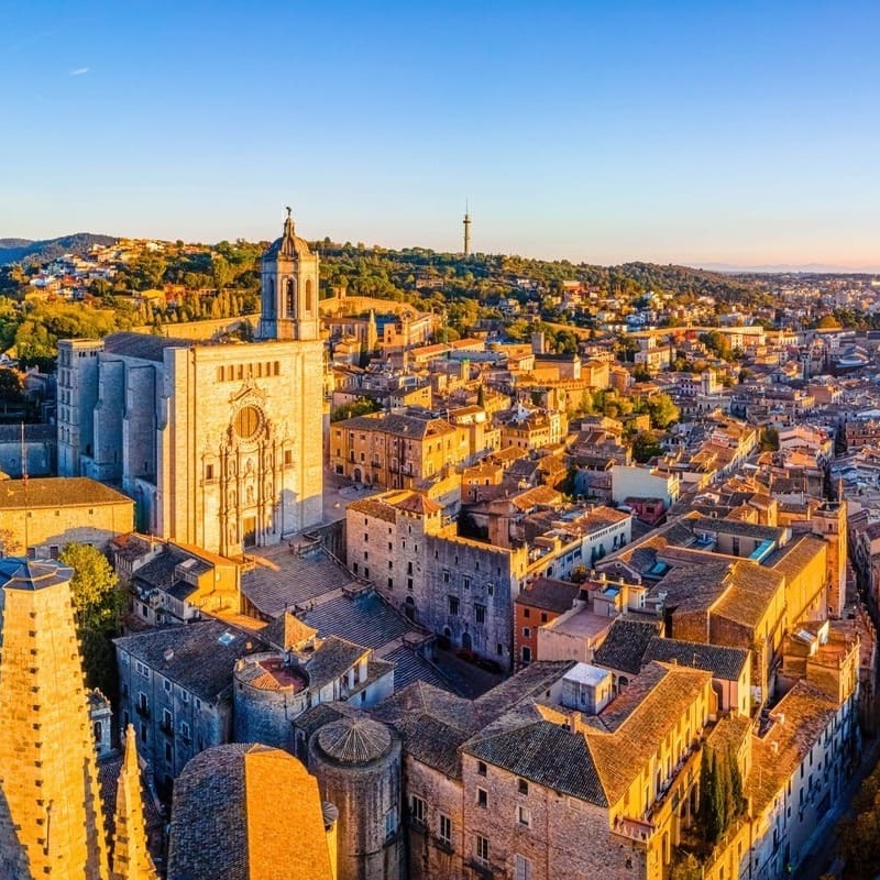 Aerial View Of Girona, Catalonia, Spain, Southern Europe - Travel Off Path
