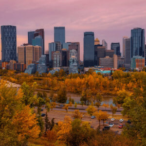 Calgary-skyline-in-fall - Travel Off Path