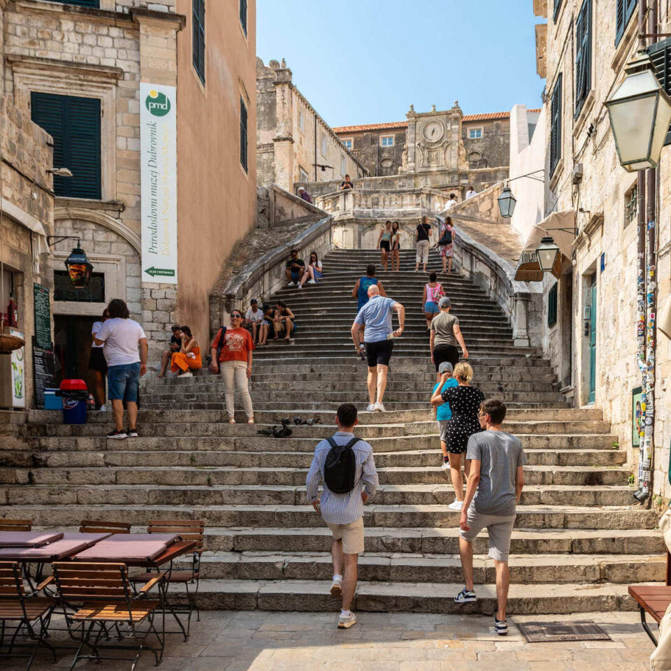 Jesuit Stairs In Dubrovnik, Croatia, Southern Europe - Travel Off Path