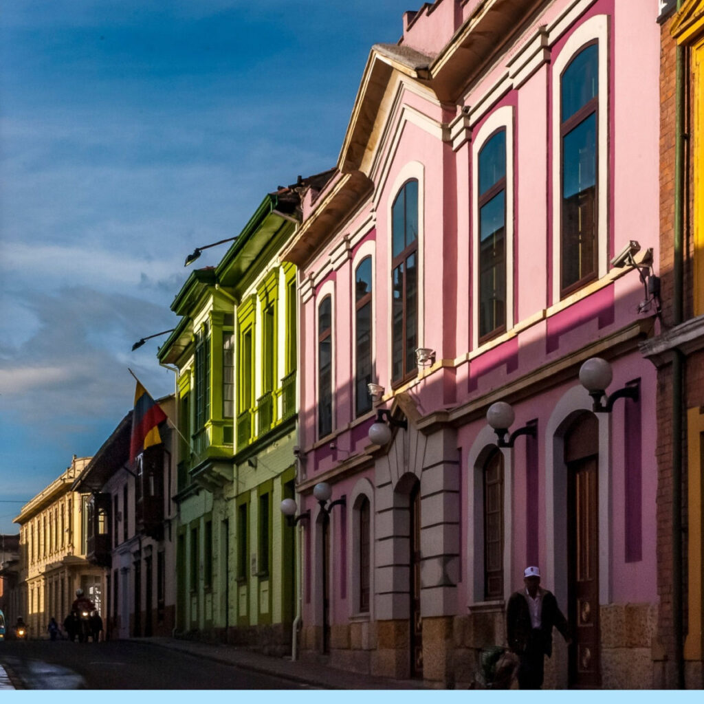 La Candelaria is town number 17 in the Capital District of Bogota ...