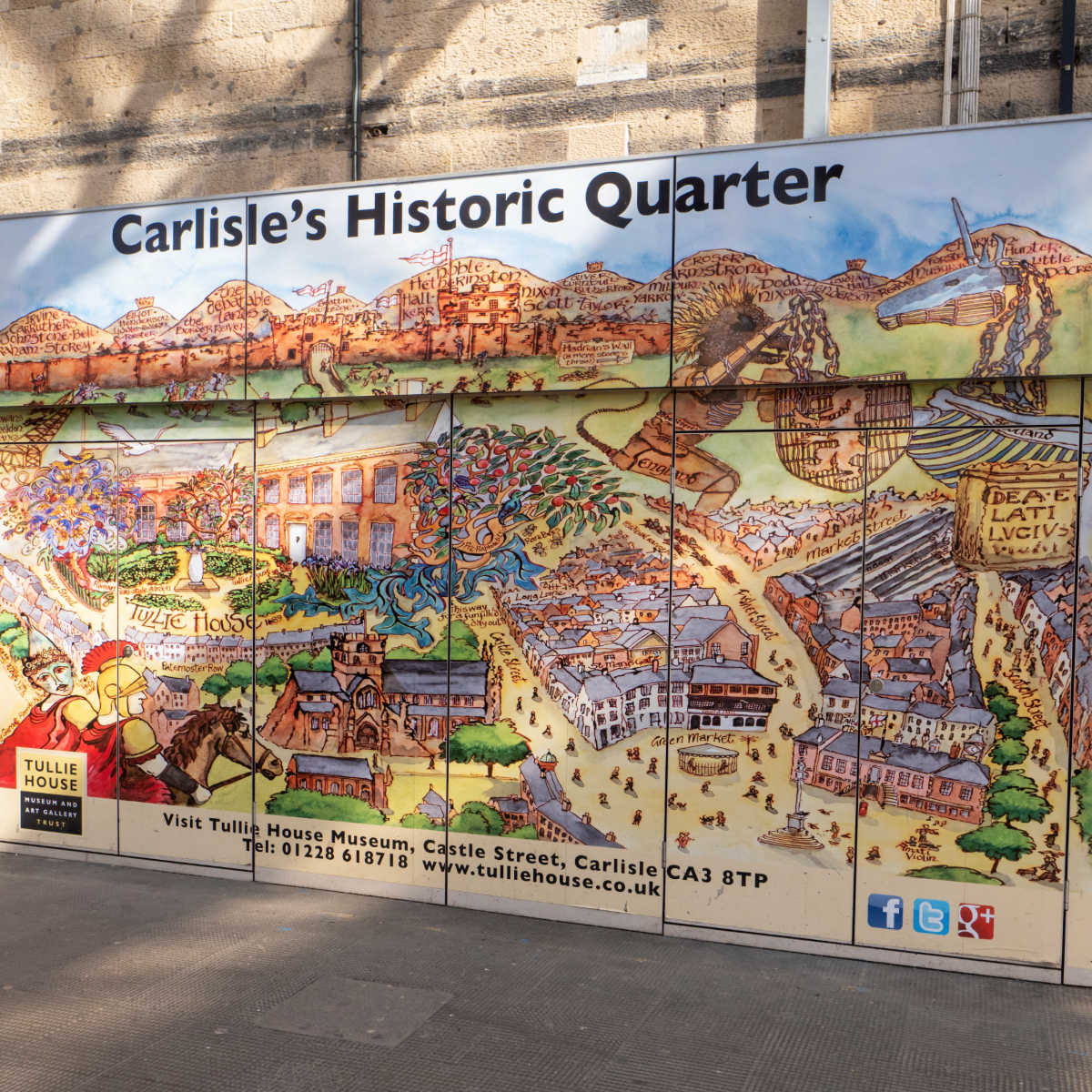Map of Carlisle, UK - Travel Off Path