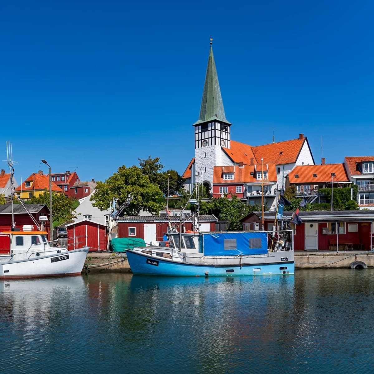 Village Of Ronne Bornholm, Denmark Seen From The Water - Travel Off Path